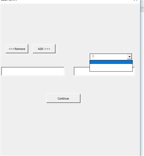 Combobox Word Vba Combo Box Values Not Displaying Although Populated Stack Overflow