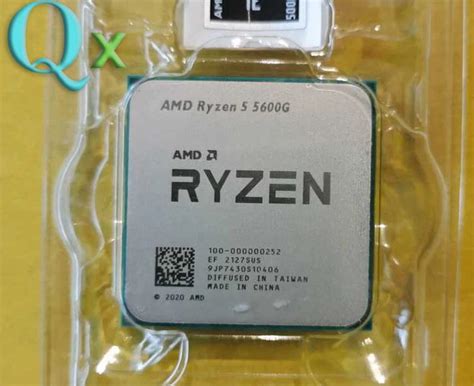 Amd Ryzen 5 5600g Socket Am4 Cpu Processor R5 5600g 3 9ghz Desktop 6core 16mb £132 98 Picclick Uk