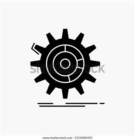 Setting Data Management Process Progress Glyph Stock Vector Royalty Free 1256080492 Shutterstock