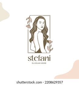 Beautiful Woman Sexy Aesthetic Logo Design Stock Illustration 2208629357 Shutterstock