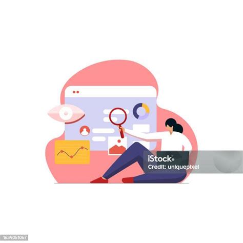 웹 사이트 모니터링 서비스 웹 트래픽 및 성능 분석 Seo를 통한 웹 사이트 개선 전략 감시에 대한 스톡 벡터 아트 및 기타 이미지 감시 지켜 봄 소셜 네트워킹