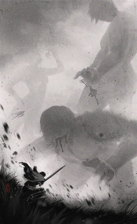 Titan Erwin Smith And Titan Shingeki No Kyojin Drawn By Qingjiu