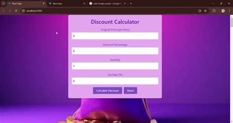 Aiswarya K J On Linkedin React Javascript Discountcalculator
