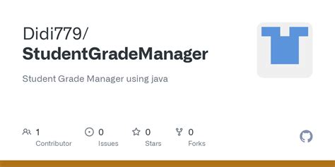 Github Didi779studentgrademanager Student Grade Manager Using Java