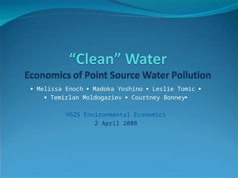 PPT Point Source Water Pollution DOKUMEN TIPS