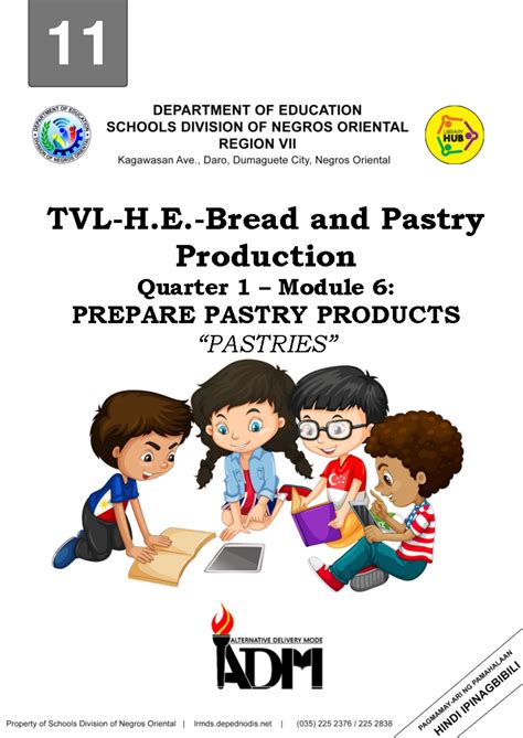 He Bpp Gr11 Q1 Module 6 For Teacher 11 Tvl H Bread And Pastry Production Quarter 1 Module 6