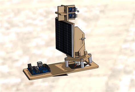 Arduino太阳能跟踪器solidworks 2018模型图纸下载 懒石网 Arduino太阳能跟踪器solidworks 2018模型图纸下载 懒石网
