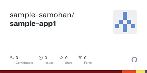GitHub Sample Samohan Sample App
