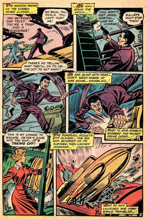 Vintage Comic Book Panels Ghost Comics