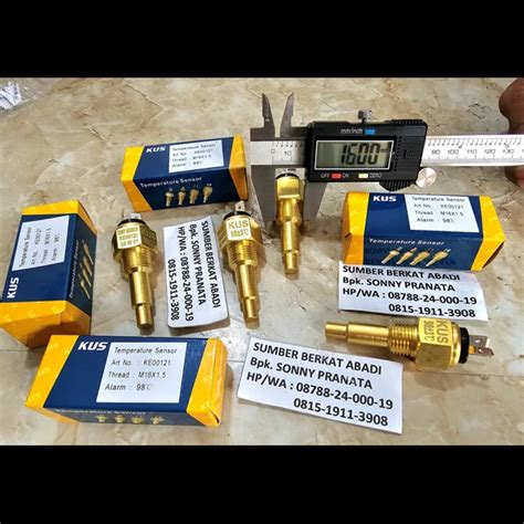 Sell Kus Ke00121 Switch Temperature Sensor Ke 00121 Water Sender Sensor Suhu 98°c Drat 16mm