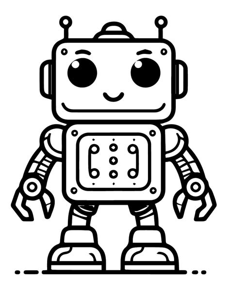 Desenhos De Robô Para Colorir Pintar E Imprimir Coloririnfo