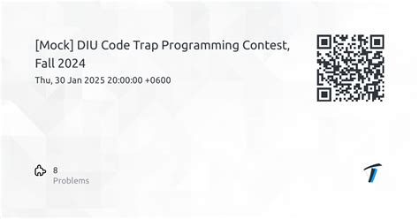 [mock] Diu Code Trap Programming Contest Fall 2024 Toph
