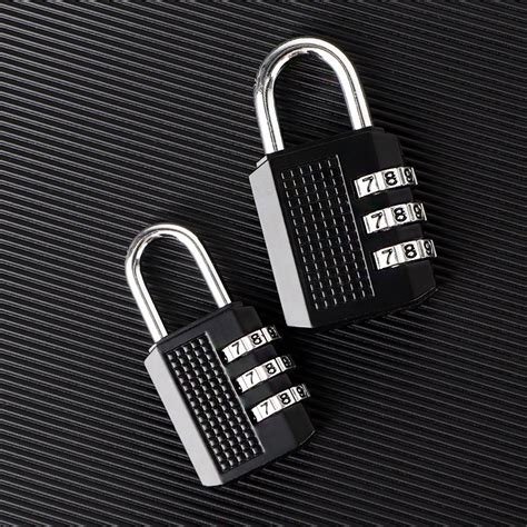 🖤2size🖤💥짱튼튼💥 3단 다이얼 비밀번호 자물쇠 캐비닛 사물함 캐리어 수하물 분실 도난방지 에이블리