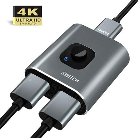 Bidirectional Splitter 2 Input 1 Output 4k 2k High Definition