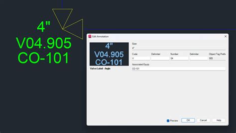 Part Of The Valve Tag Annotation Becomes Invisible Autodesk Community