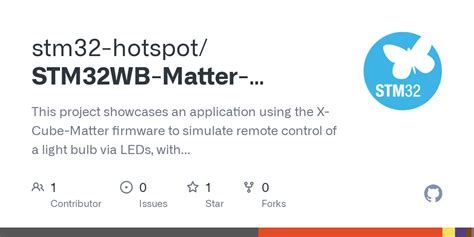 Github Stm32 Hotspotstm32wb Matter Colorcontrol This Project