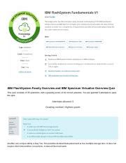 IBM FlashSystem Fundamentals V1 Docx IBM FlashSystem Family Overview And IBM Spectrum