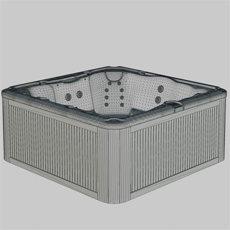 3d Model 3d Model Of Hot Tub Jacuzzi Sundance Spas Peyton Vr Ar Low
