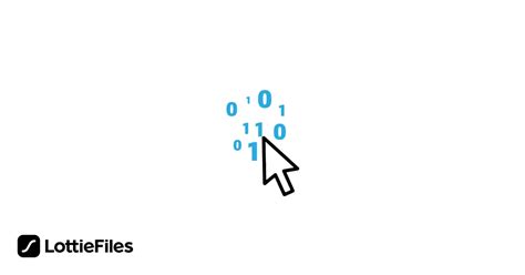 Free Binary Cursor Loader Animation By Puligraphics Lottiefiles