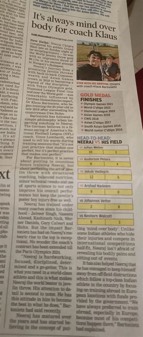 Sumit Ranjan Bose On Linkedin 💡 Powermindset Series 💡on The Left Of Your Screen Is A Recent Toi