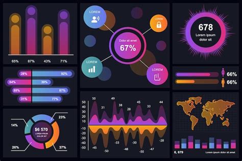 Premium Vector Set Of Infographic Elements Data Visualization Vector Design Template Can Be