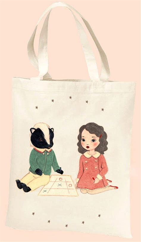 Items Similar To Tote Bag Tic Tac Toe On Etsy