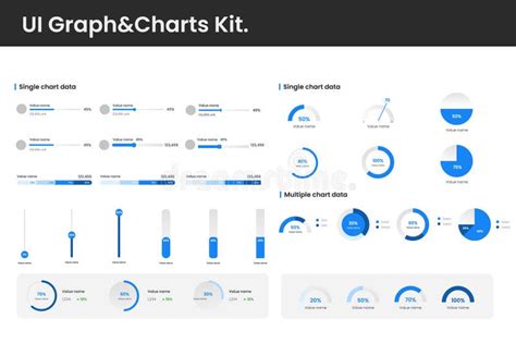Vector UI Elements Kit For Website Template And Mobile Application Stock Vector Illustration