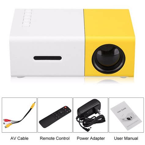 Yg Mini Portable Lcd Projector X Pixels Support P With Av Usb Sd Card Hdmi