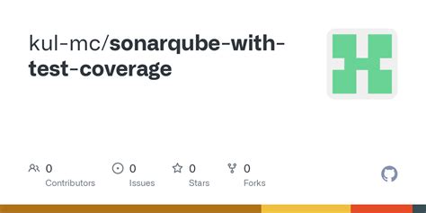 GitHub Kul Mc Sonarqube With Test Coverage