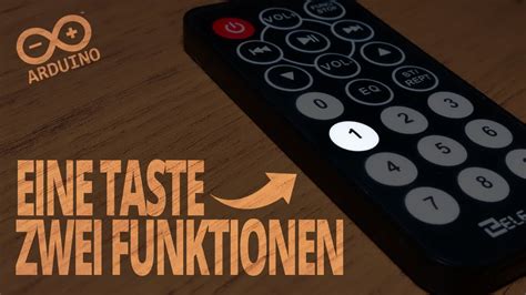 1 Taste 2 Funktionen mit IRremote ARDUINO für ANFÄNGER Tutorial Deutsch YouTube