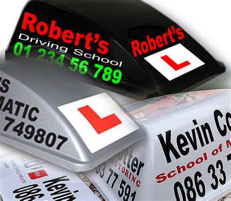 Driving School Roof Signs