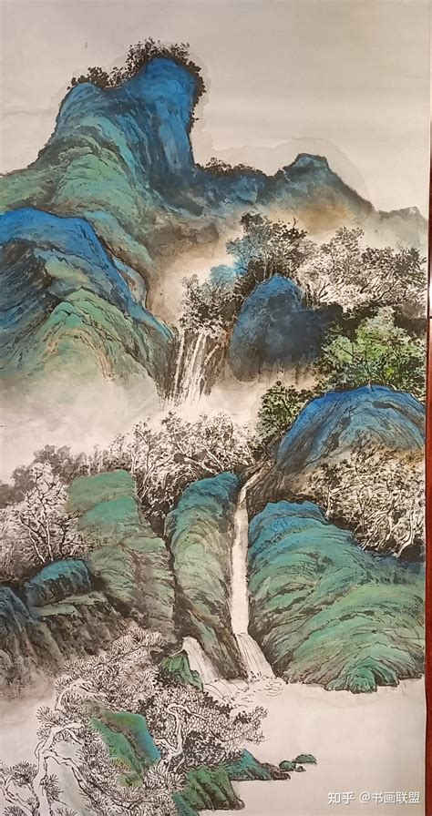 柳浪画派小青绿山水教学 知乎