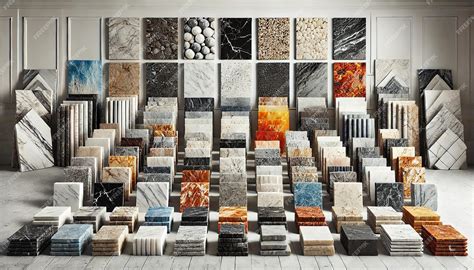 Colored Realistic Ceramic Floor Tiles Horizontal Set With Squares Of