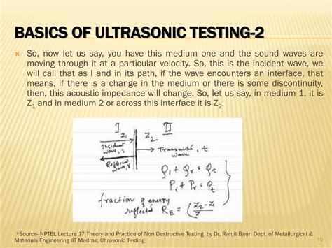 Basic Of Ultrasonic Testing Part 2 By Rohit Sahu Ppt