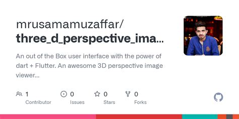 github mrusamamuzaffar three d perspective image viewer an out of the box user interface with
