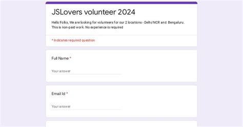 jslovers on linkedin jslovers volunteer 2024