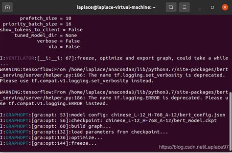 Type Error Cannot Unpack Non Iterable Non Type Object Appears When Starting Bert Server In