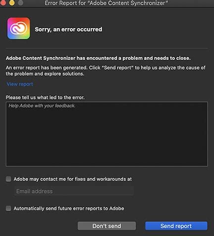 Adobe Content Synchronizer Crashes Every Minute After Update