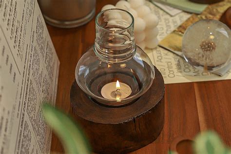 트렌데코 우드 티라이트 홀더 위시버킷