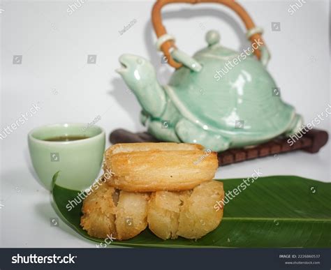 Indonesian Traditional Food Singkong Goreng Fried Stock Photo Shutterstock