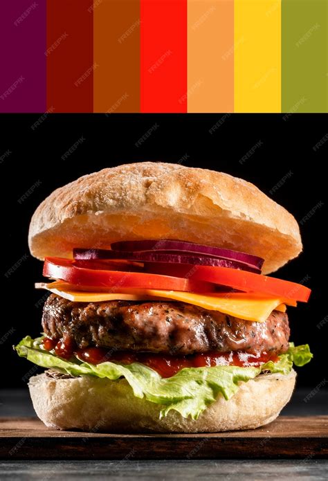 트렌디한 색상 견본 콜라주 무료 사진