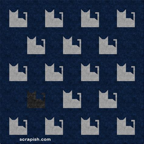 Cat Quilt Block Pattern Tutorial Easy For Beginners