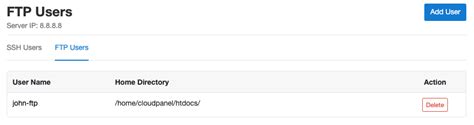 Users Cloudpanel Ce Documentation