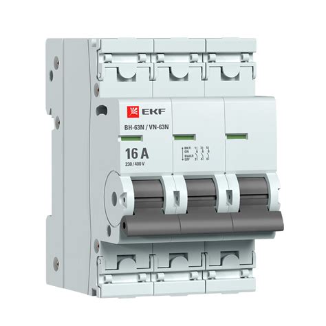 Выключатель нагрузки 3P 16А ВН-63N EKF PROxima S63316 ⚡ - купить с ...