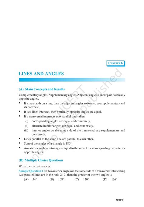 ncert exemplar book for class 9 maths chapter 6 lines and angles