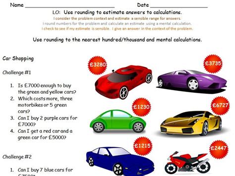 Y5 Rounding And Estimating Addition And Subtraction Shopping Problems Teaching Resources