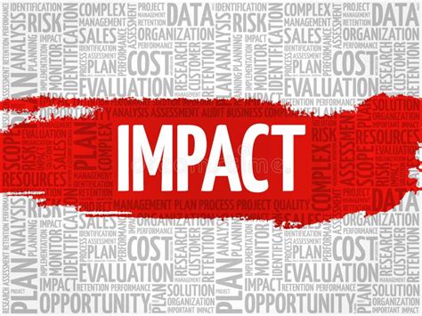 Impact Word Cloud Stock Illustration Illustration Of Concept 205877399