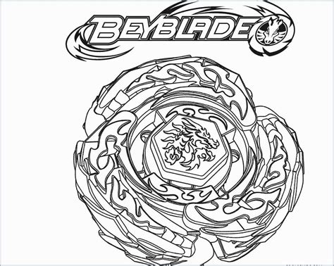 Beyblade Burst Evolution Printable Coloring Pages