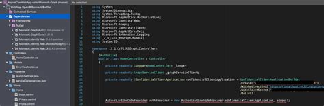 C Authorizationcodeprovider Could Not Be Found Stack Overflow