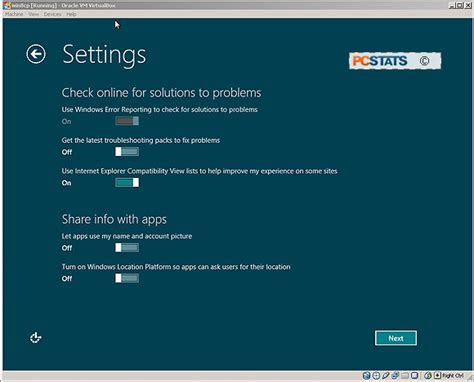 Microsoft Beginners Guides Pcstats Review Step 4 Windows 8 Cp Installation Steps